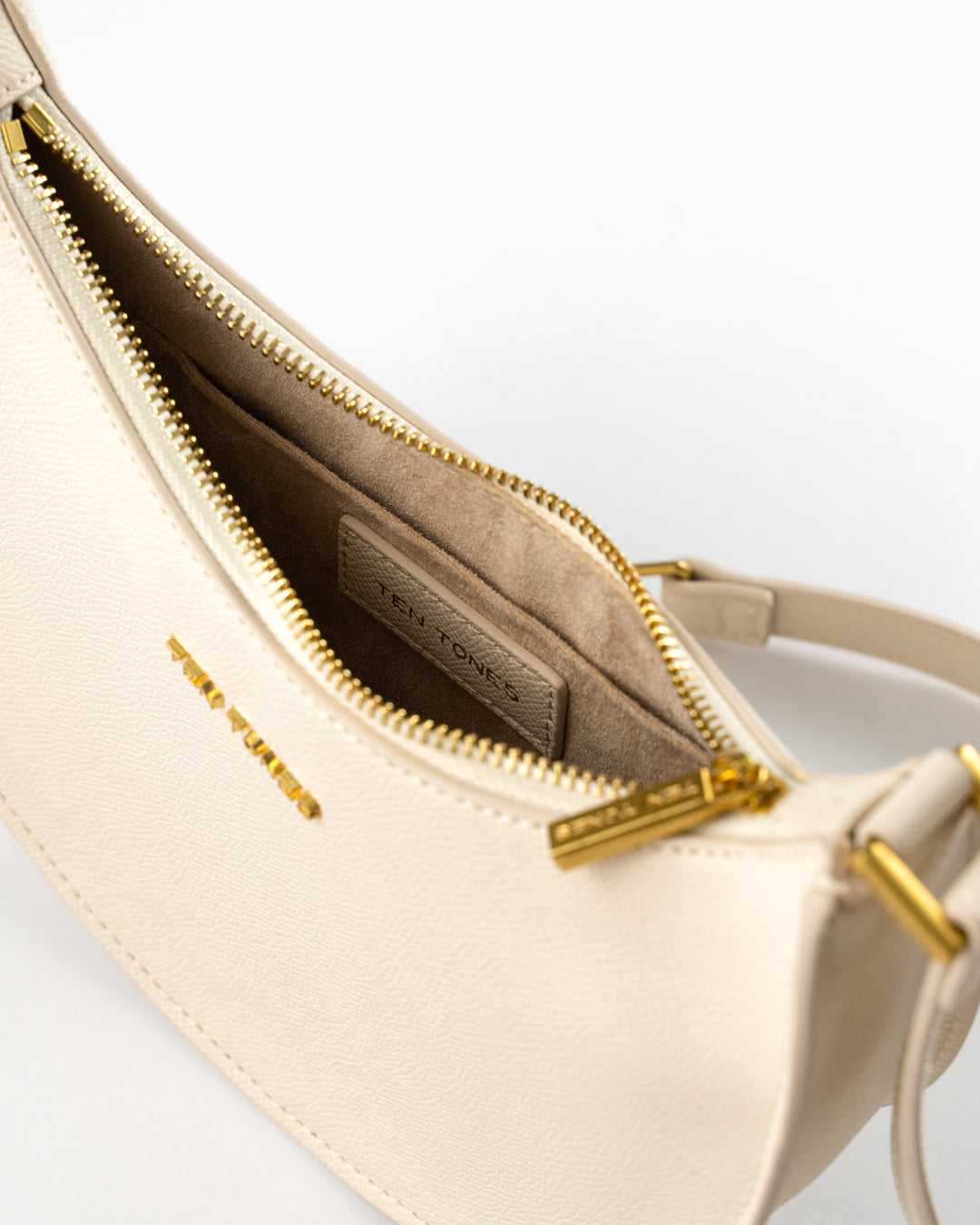 Half Moon Crossbody Bag | Moon Bag Bone White | Ten Tones