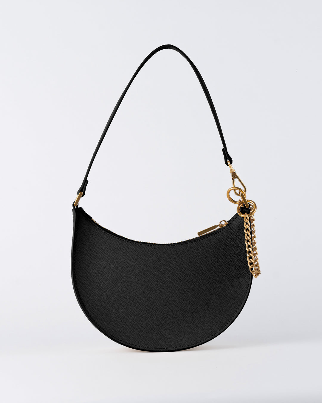 Black Half Moon Bag | Moon Bag Black | Ten Tones