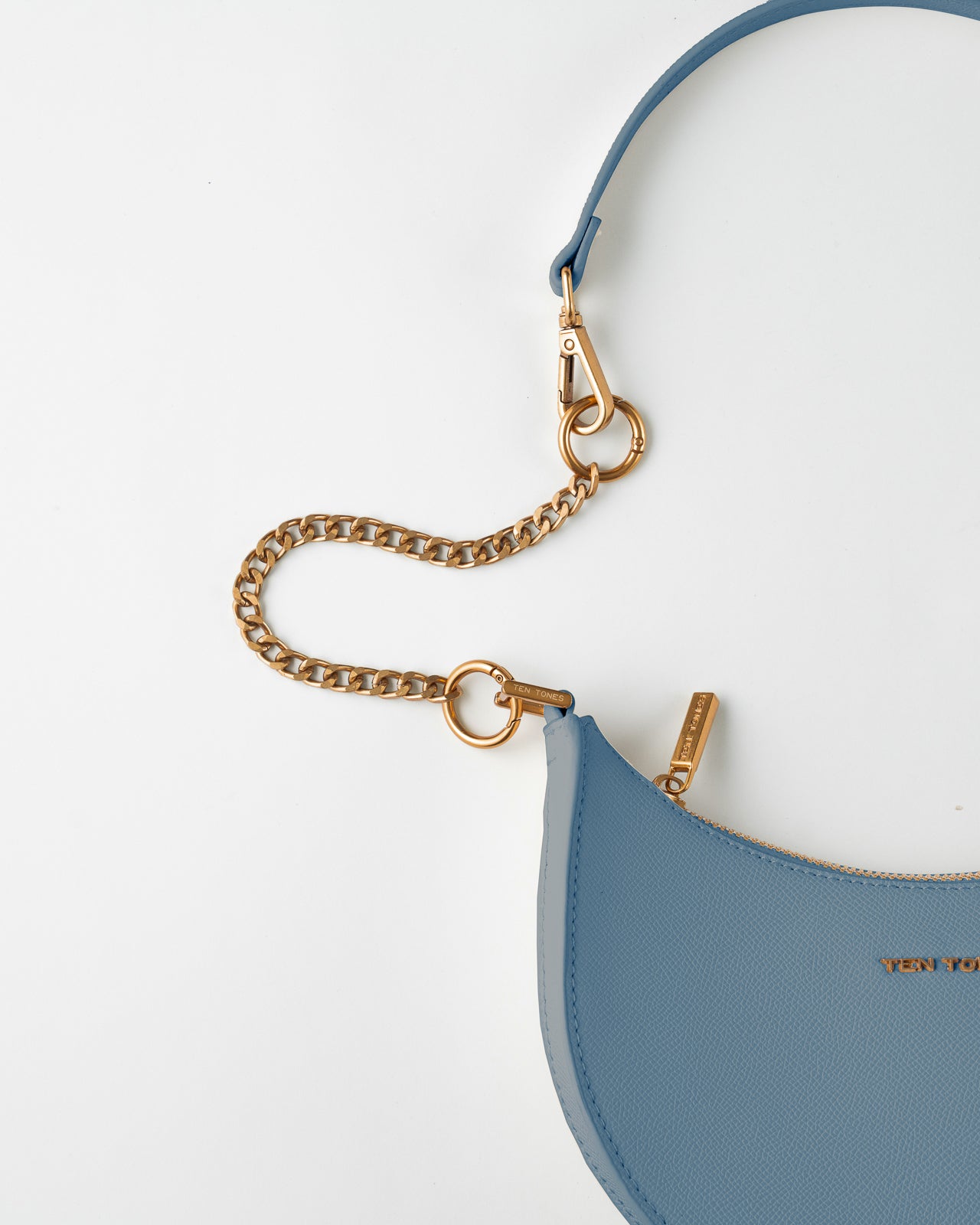 Moon Shaped Bag | Moon Bag Sky Blue | Ten Tones